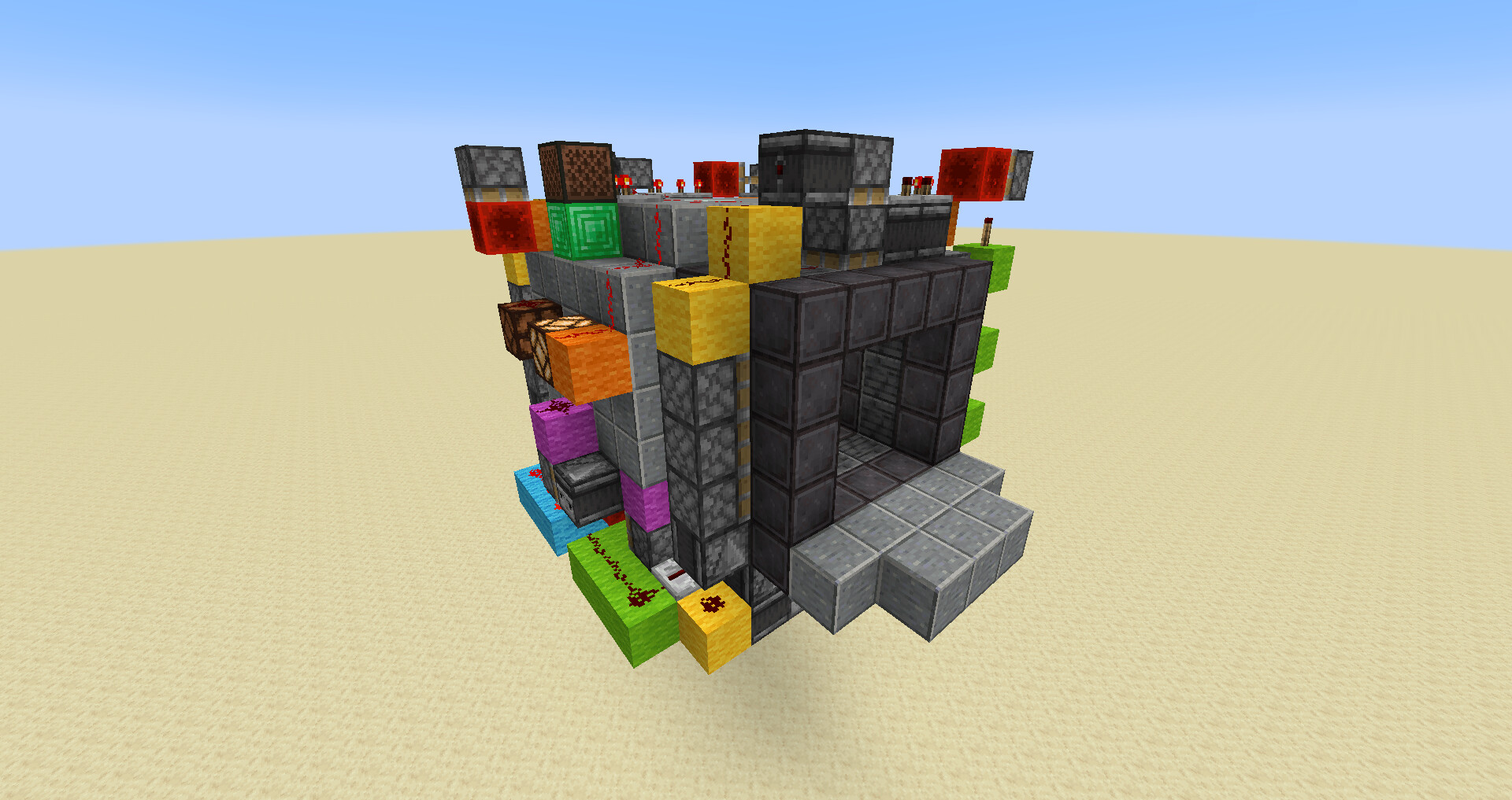3x3 Redstone Airlock (Final version) Minecraft Map