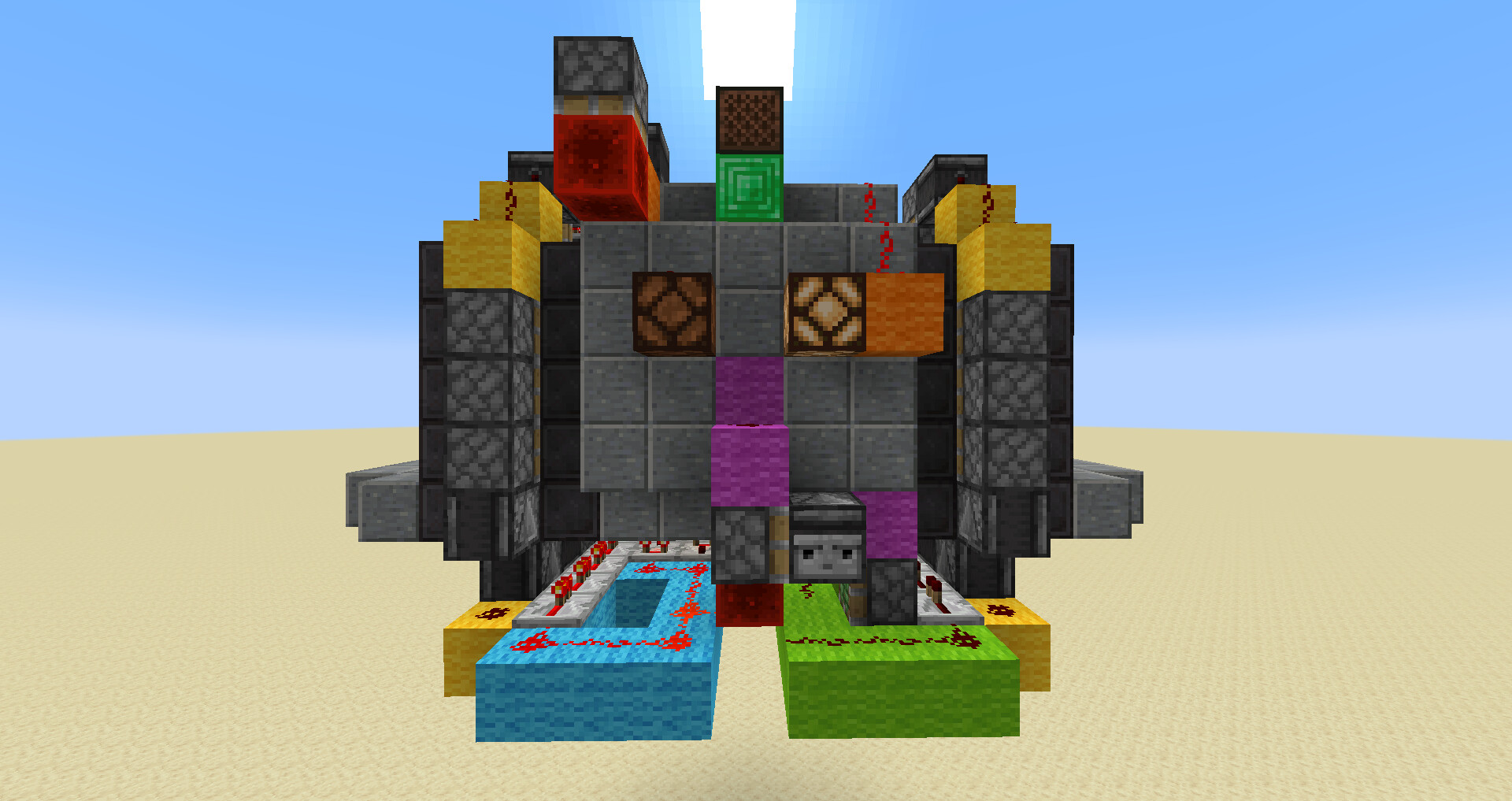 3x3 Redstone Airlock (Final version) Minecraft Map
