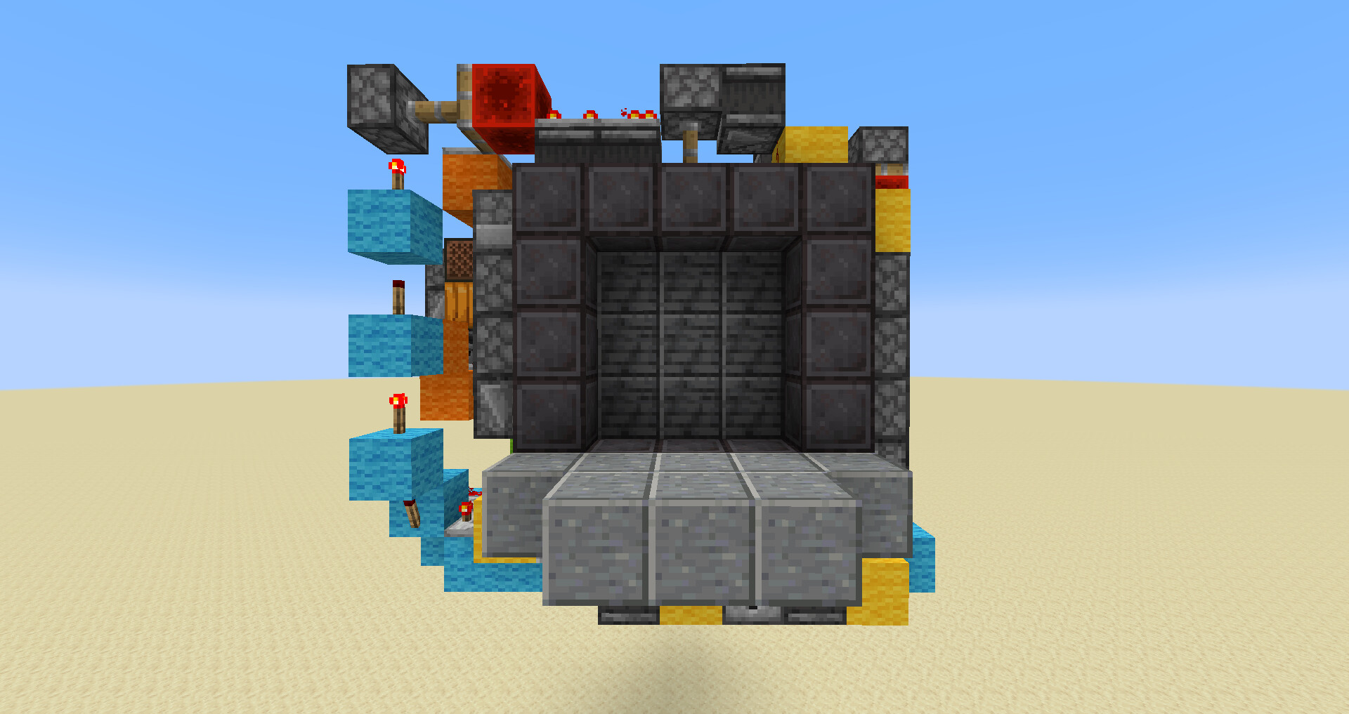 3x3 Redstone Airlock (Final version) Minecraft Map