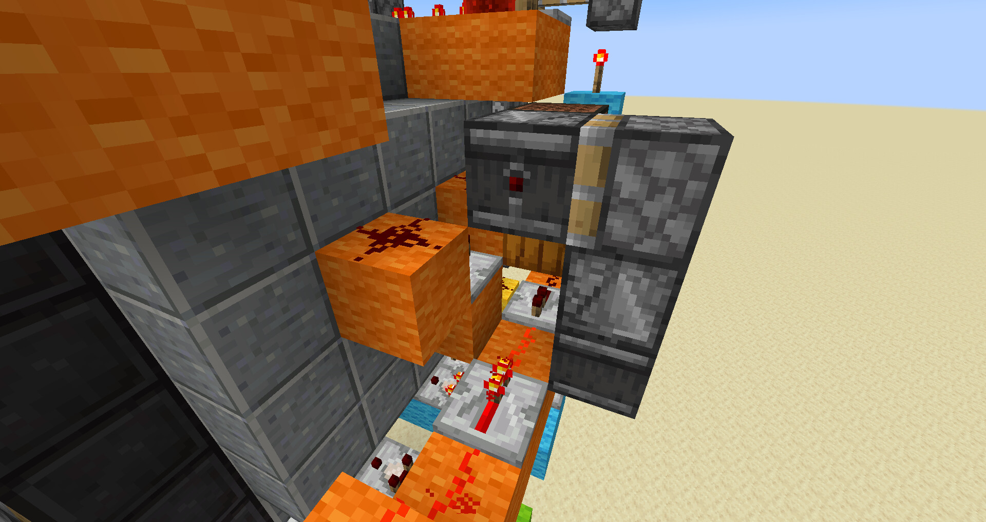 3x3 Redstone Airlock (Final version) Minecraft Map
