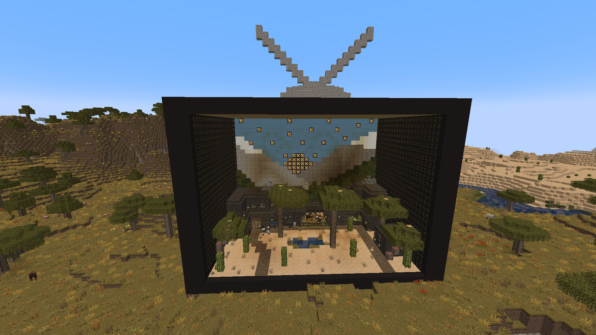 Giant TV - Spaghetti Western - Version 1.19.2 Minecraft Map