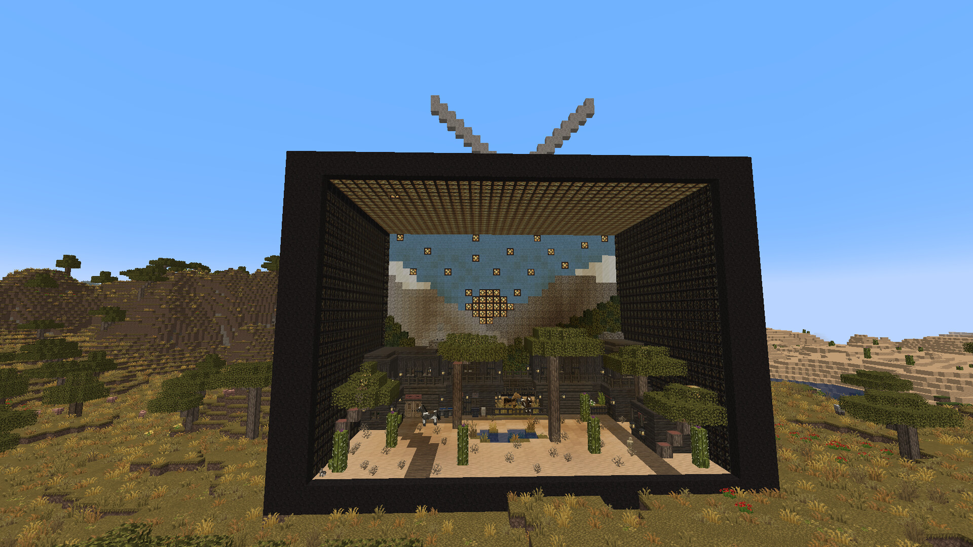 Giant TV - Spaghetti Western - Version 1.19.2 Minecraft Map