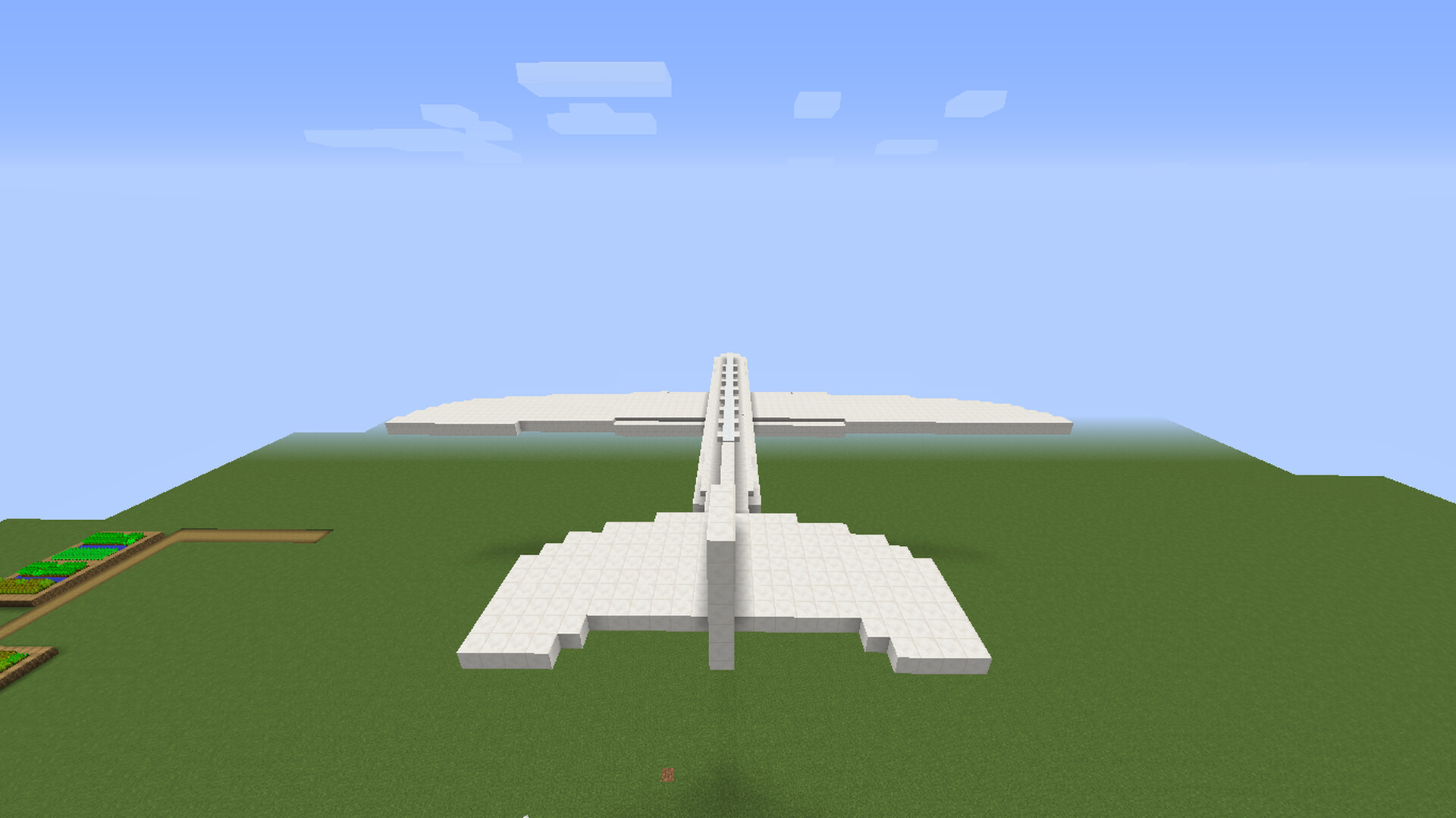 Simple plane for 1.12.2 + Minecraft Map