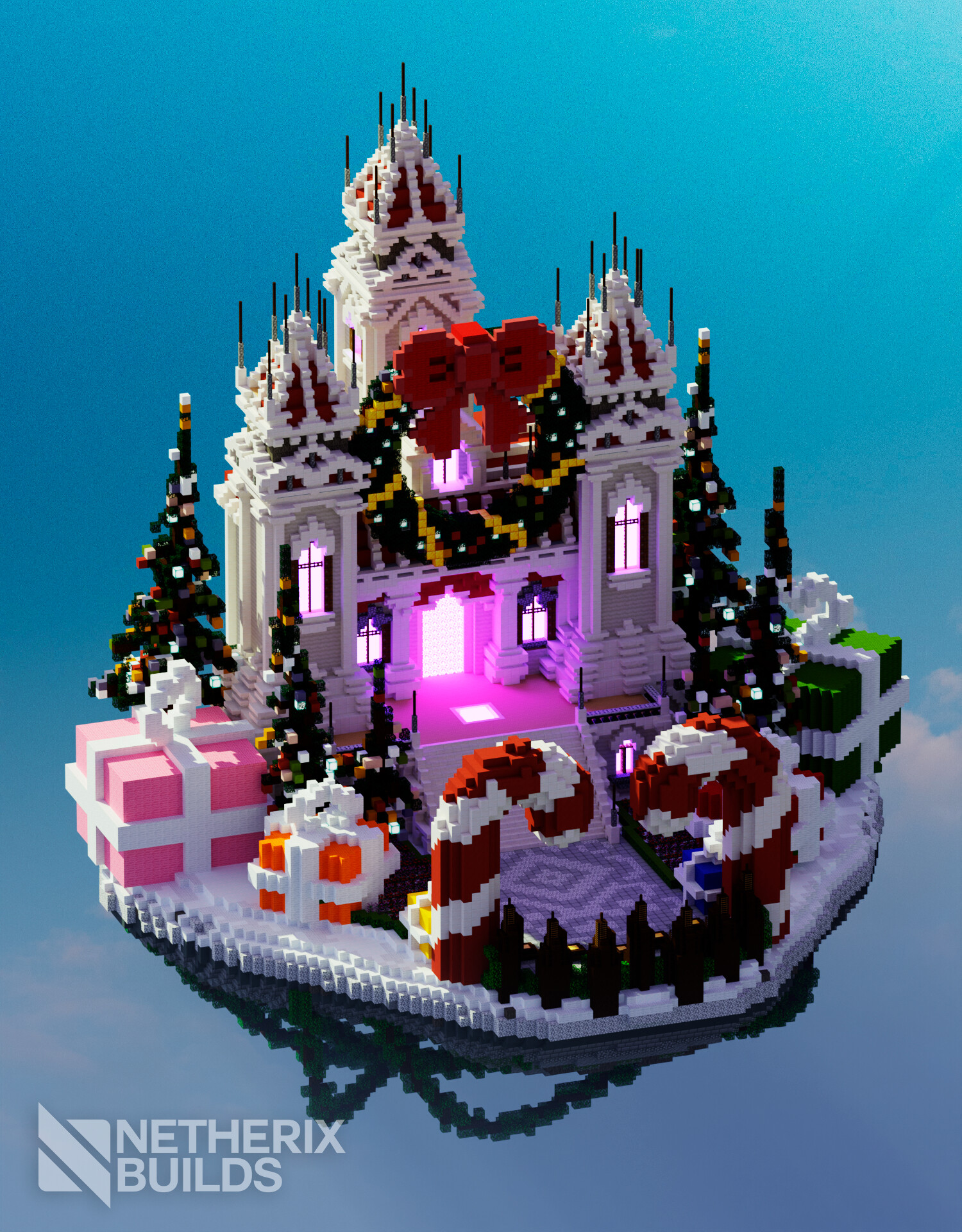 ⛅ Seasonal Lobbies 🎃 [4 Lobbies] | NetherixStudios Minecraft Map