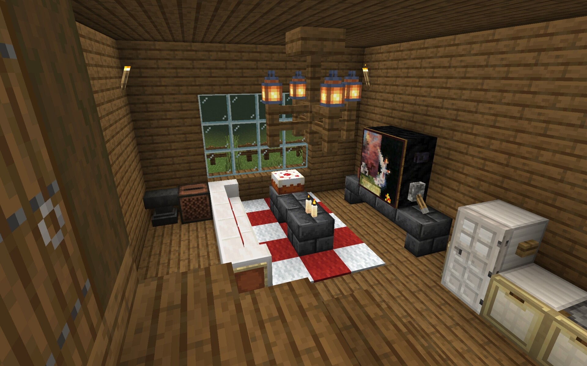 Cozy cavern Minecraft Map