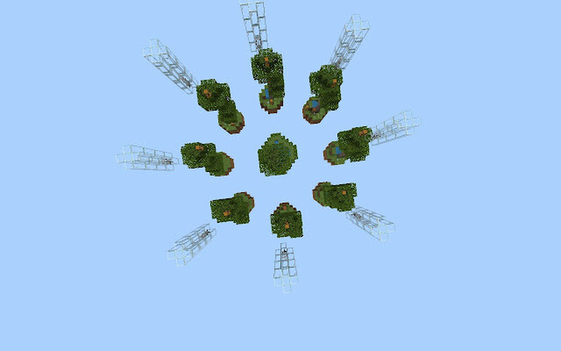 SkyWars Mapa for MCPE and MCBE Minecraft Map
