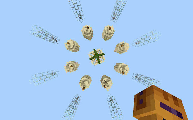 SkyWars Mapa for MCPE and MCBE Minecraft Map