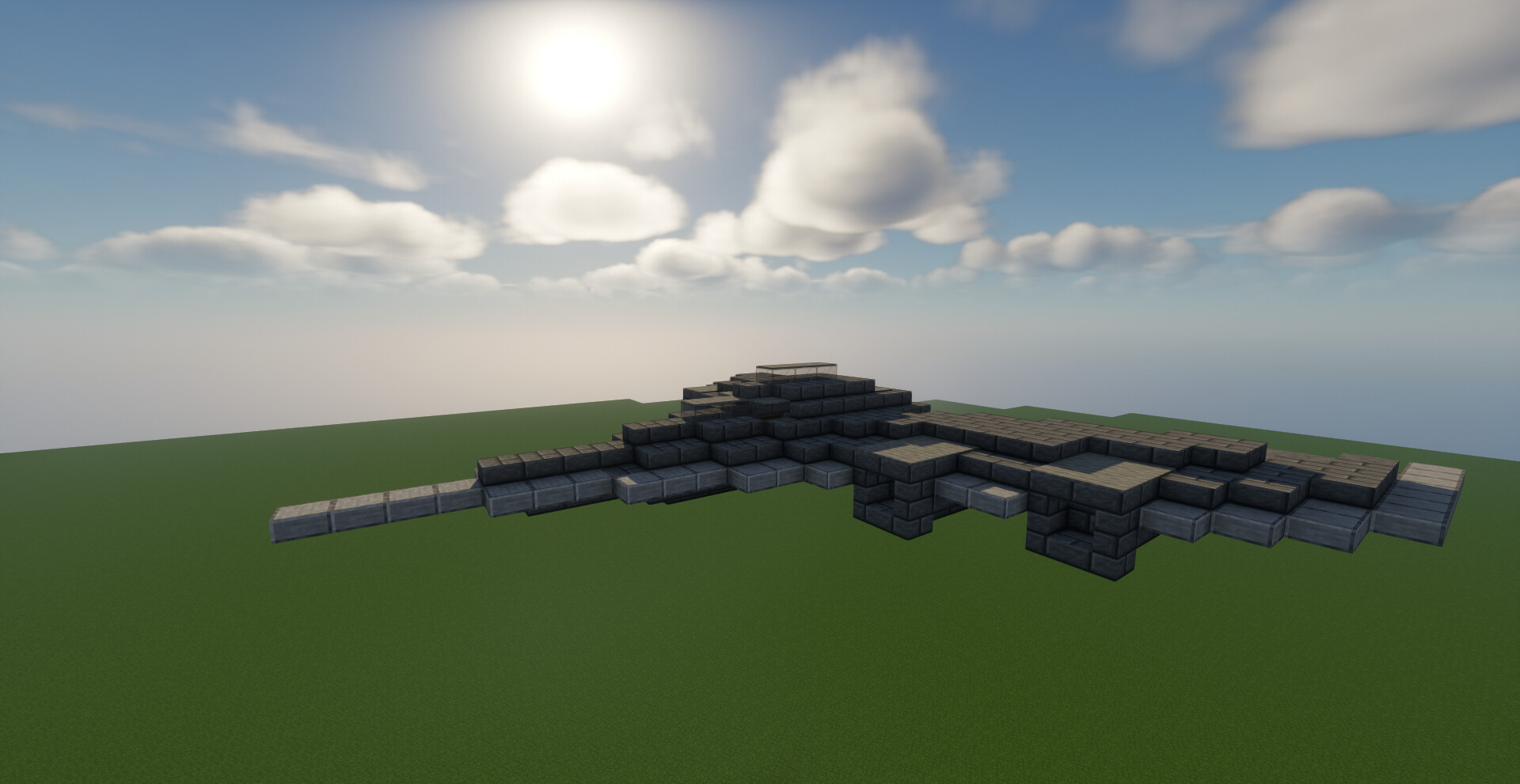 Futuristic Attack Ship Minecraft Map