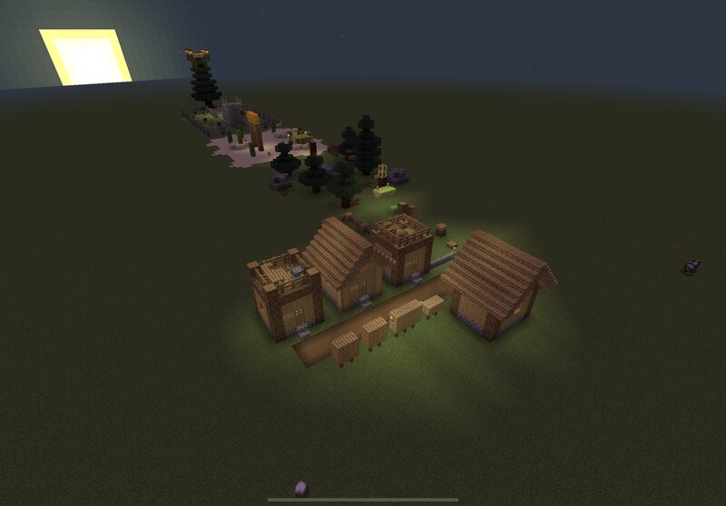 Multiplayer Hamlet (4 Houses) Minecraft Map