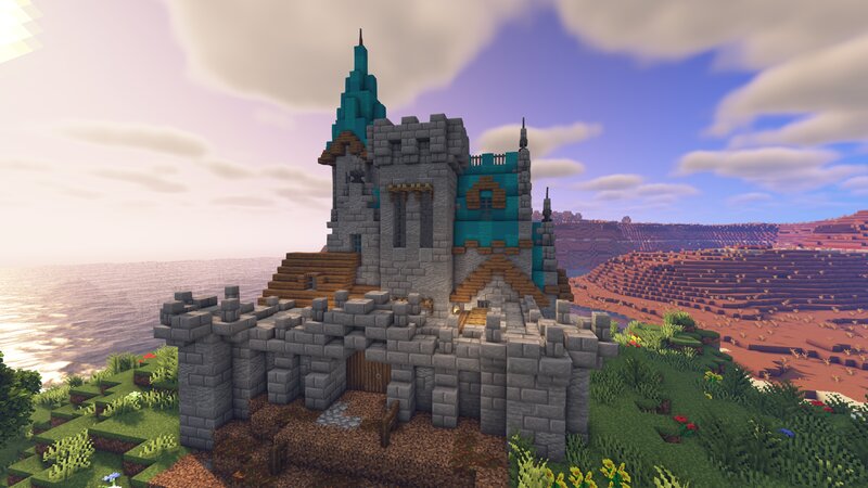 CASTILLO MEDIEVAL / Medieval Castle - BEDROCK EDITION Minecraft Map