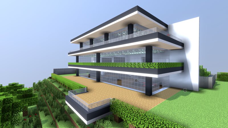 Modern Waterfront House [WIP] Minecraft Map