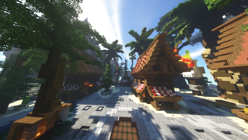 Tropical Survival Spawn Minecraft Map