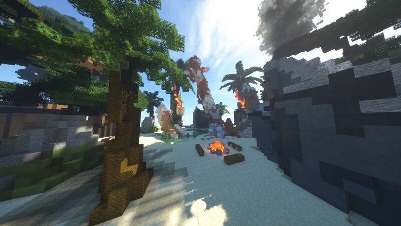 Tropical Survival Spawn Minecraft Map