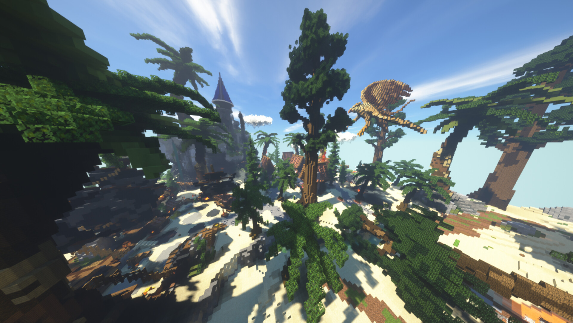 Tropical Survival Spawn Minecraft Map