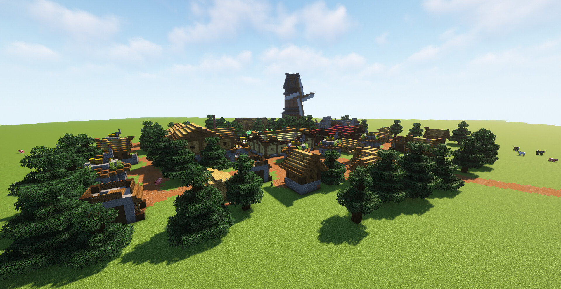 Medium Size Village Minecraft Map