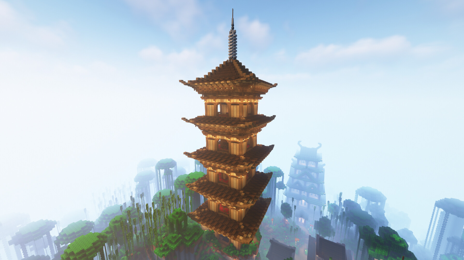 Pagoda Temple - Japanese Style Minecraft Map