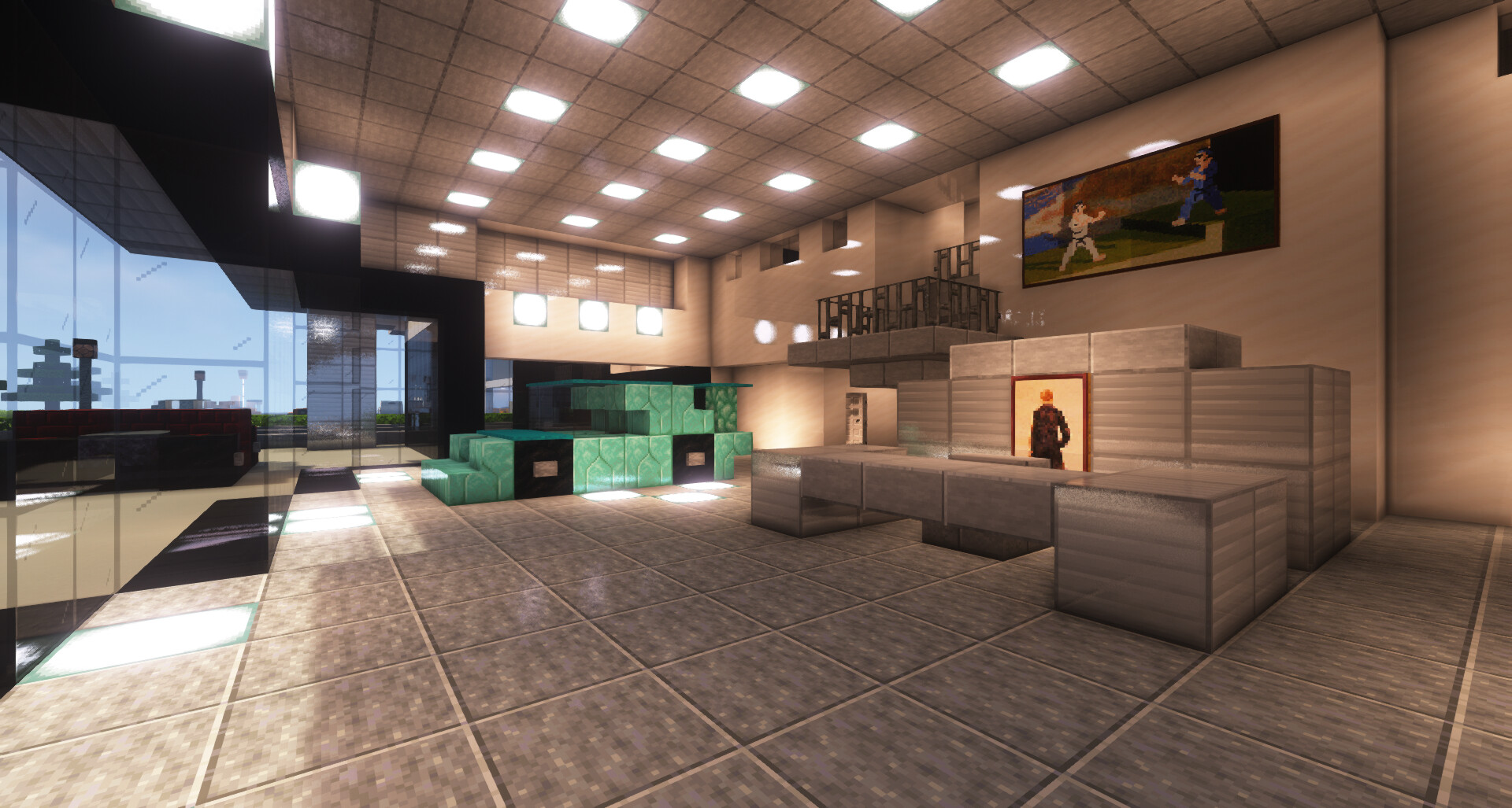 Porsche Car Dealership Minecraft Map