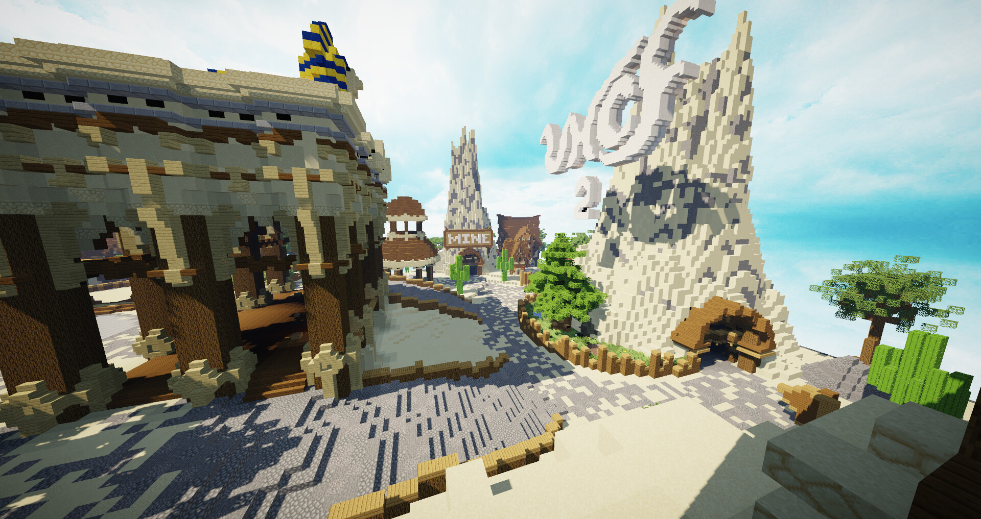 HCF Spawn DESERT Theme [FREE DOWNLOAD] Minecraft Map