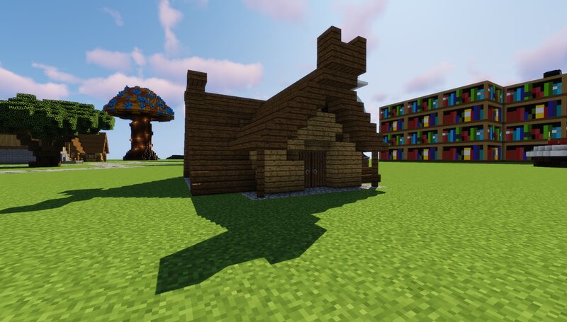 Viking House - Medium Wooden Hut Minecraft Map