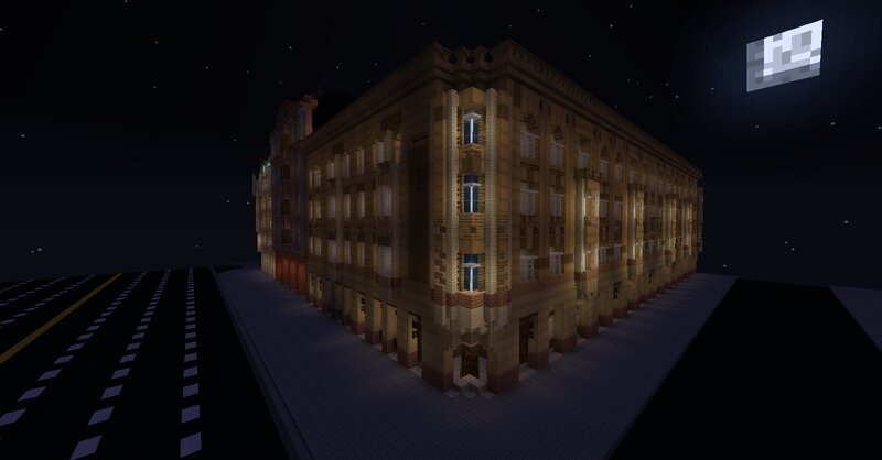 Central european style buildings Minecraft Map
