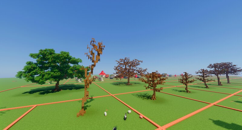 Custom Object Repository - Trees, Mushrooms, Rocks, Bushes Minecraft Map
