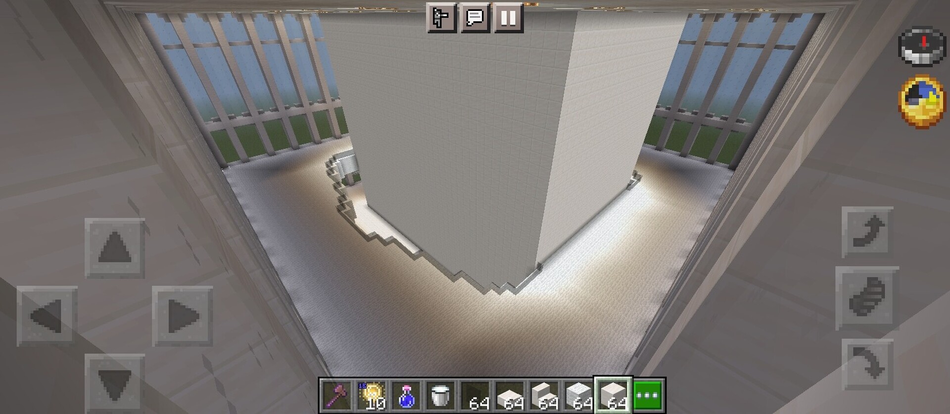 WTC 1:1 lobby facade. Minecraft Map