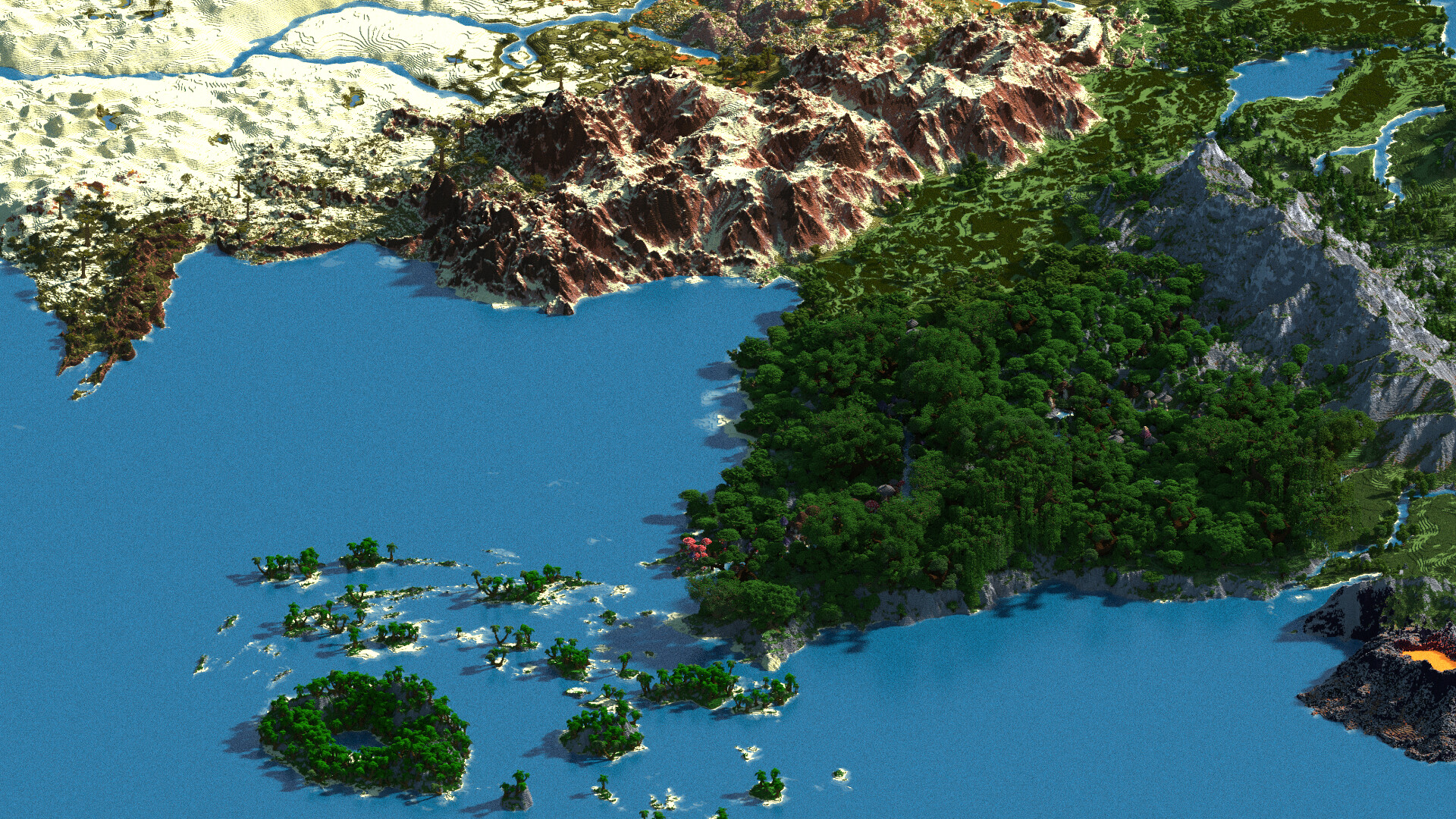 Adventure World - Myridia [WorldPainter | RPG Minecraft Map] Minecraft Map