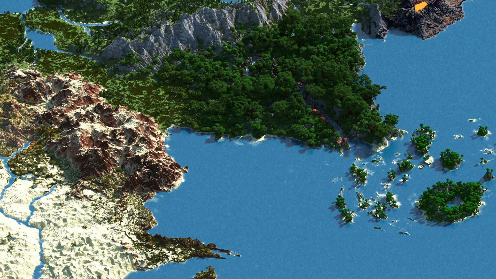 Adventure World - Myridia [WorldPainter | RPG Minecraft Map] Minecraft Map