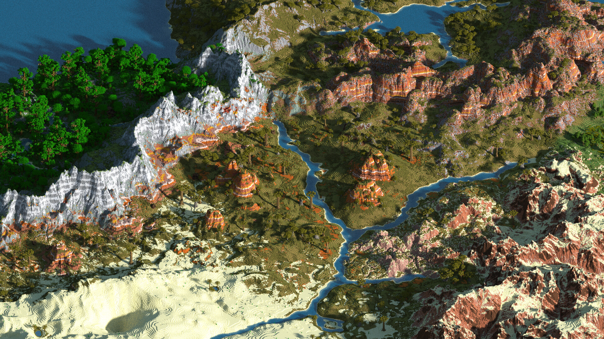 Adventure World - Myridia [WorldPainter | RPG Minecraft Map] Minecraft Map