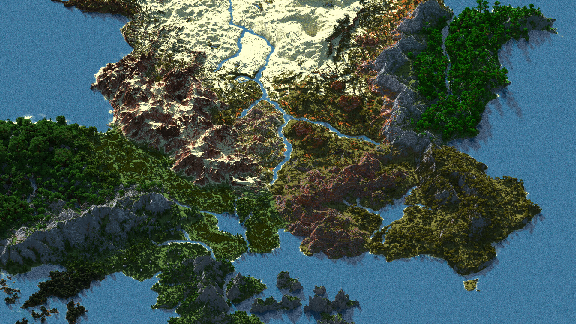 Adventure World - Myridia [WorldPainter | RPG Minecraft Map] Minecraft Map