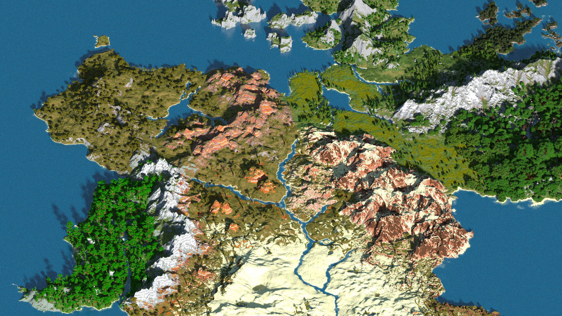 Adventure World - Myridia [WorldPainter | RPG Minecraft Map] Minecraft Map