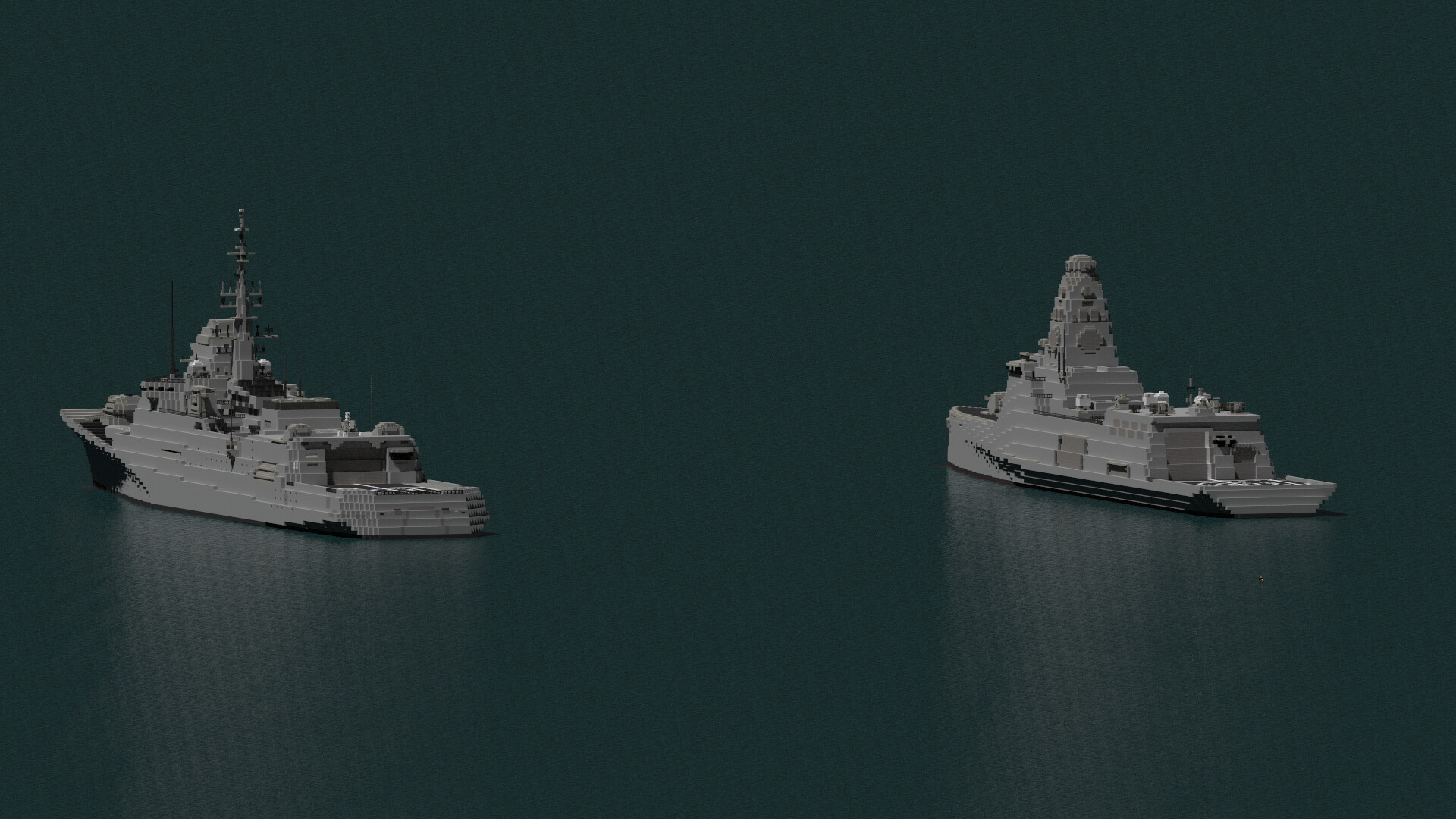ROK Navy HHI’s KDDX design Minecraft Map