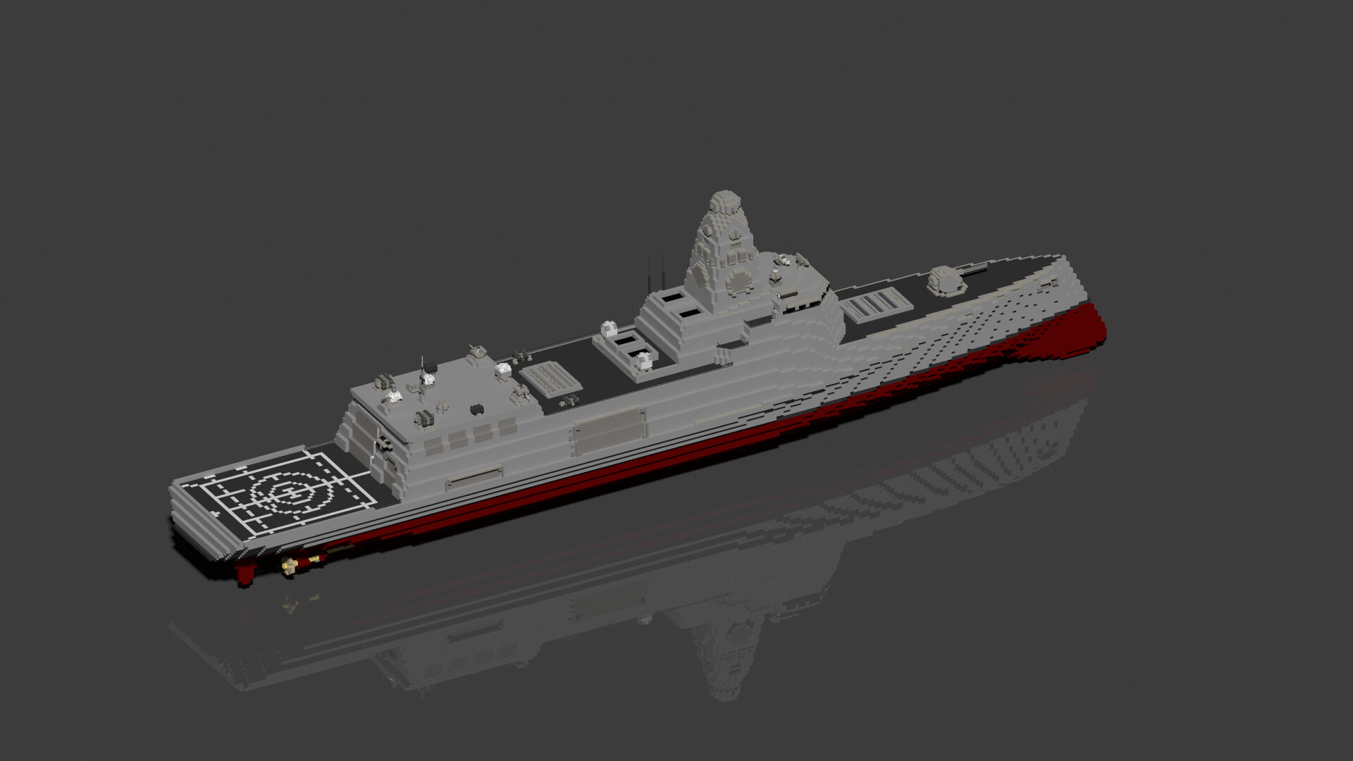 ROK Navy HHI’s KDDX design Minecraft Map