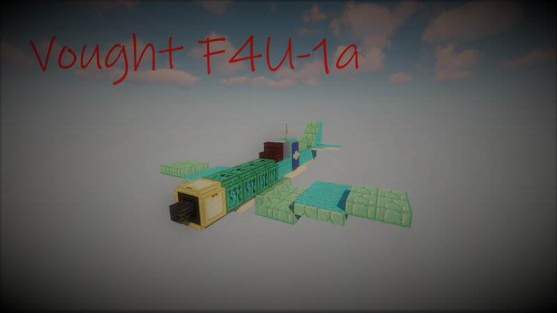 Vought F4U-1a Corsair Minecraft Map