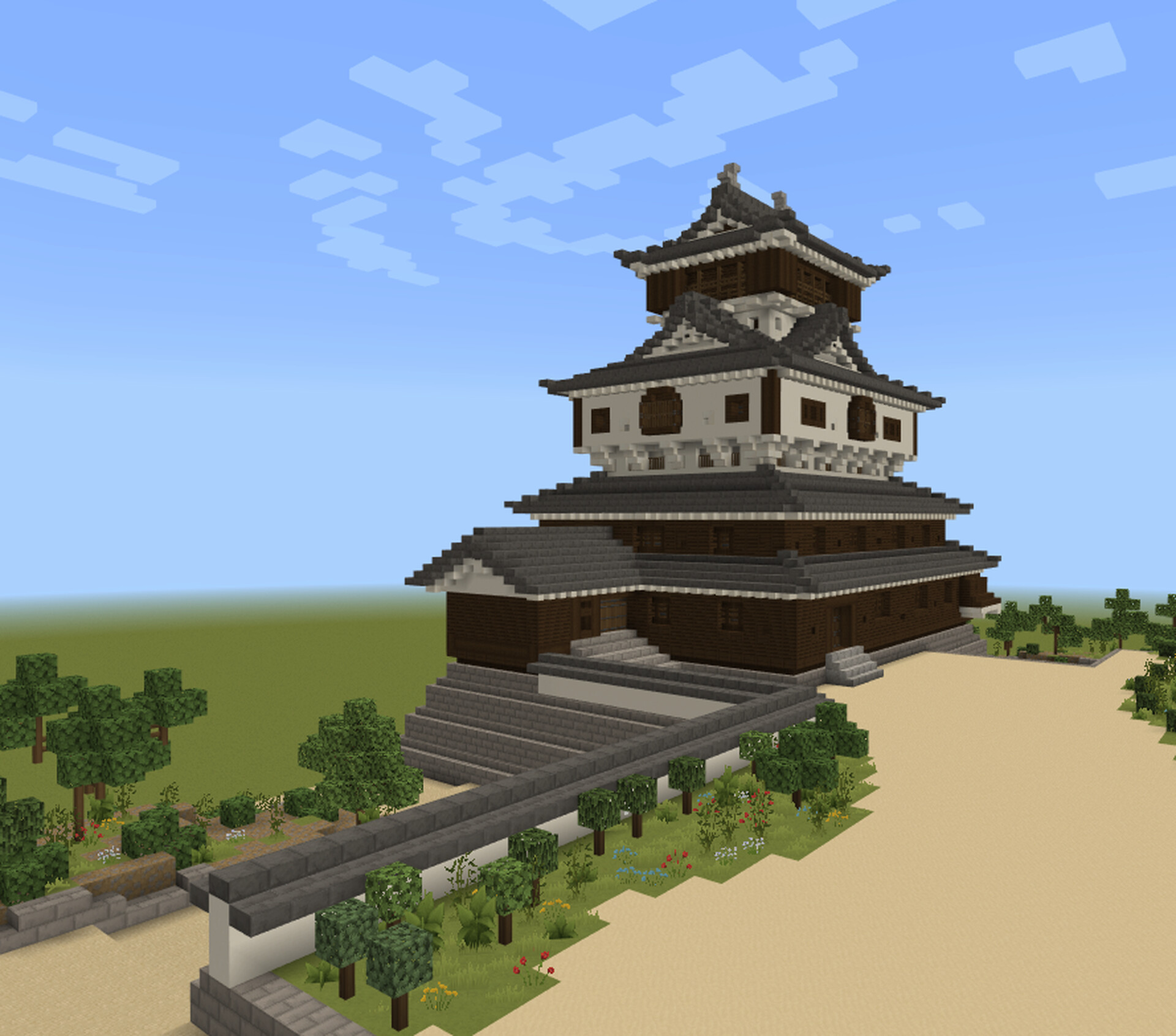 Iwakuni Castle Minecraft Map