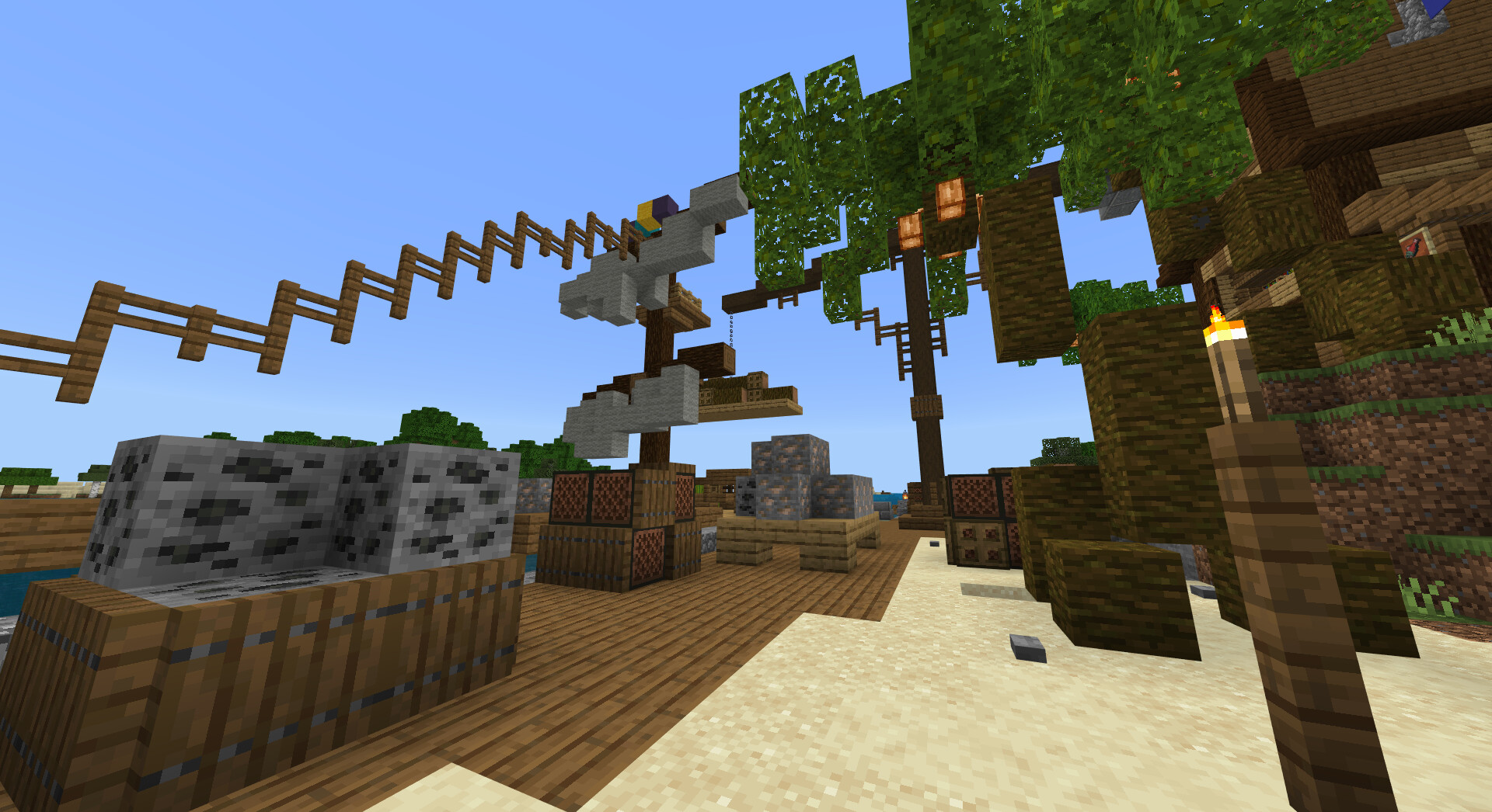 Simple Spawns: Shipwreck Shore (Both for Bedrock and Java!) Minecraft Map