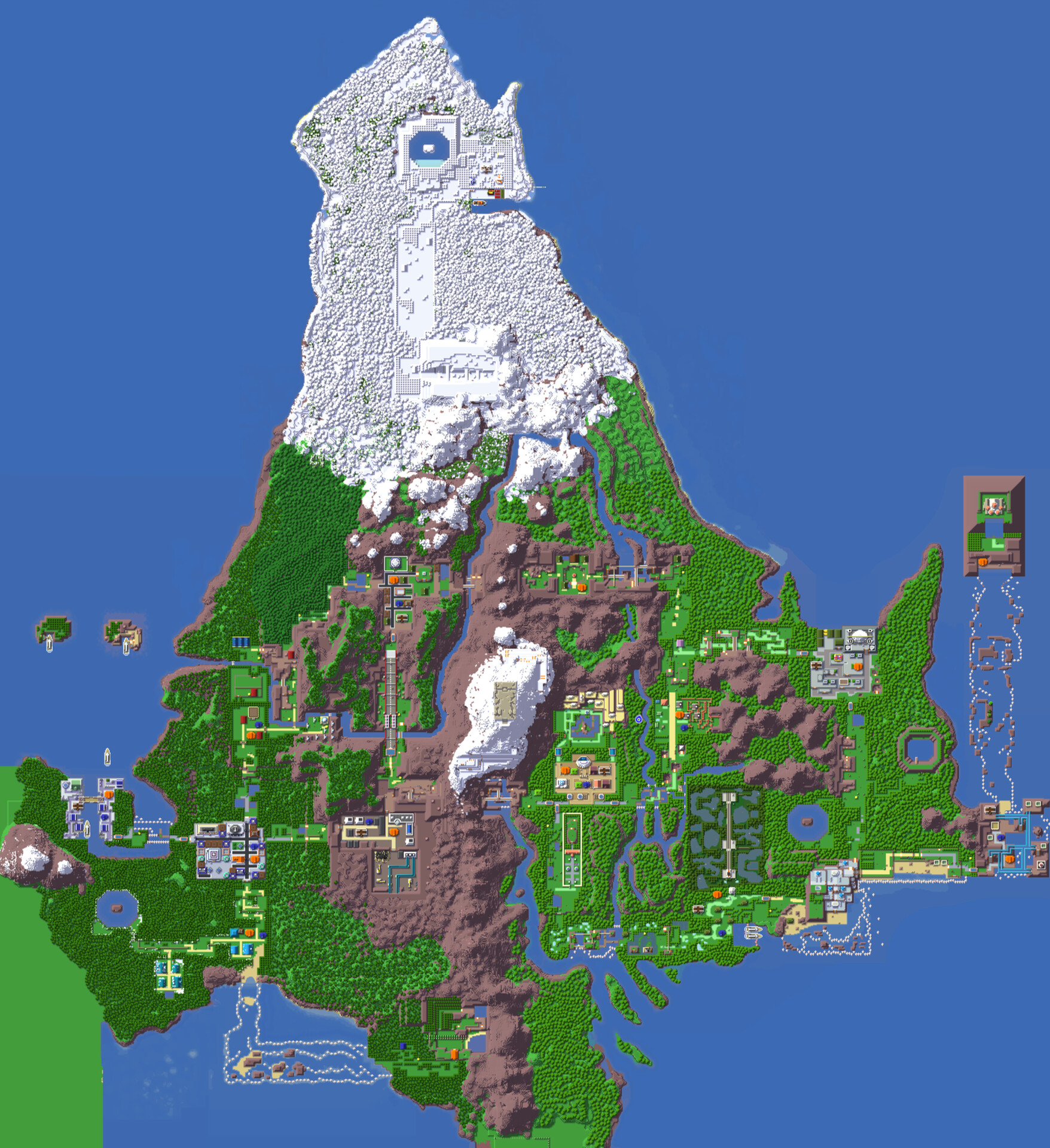 Project Platinum - Recreating Sinnoh in Pixelmon Minecraft Map