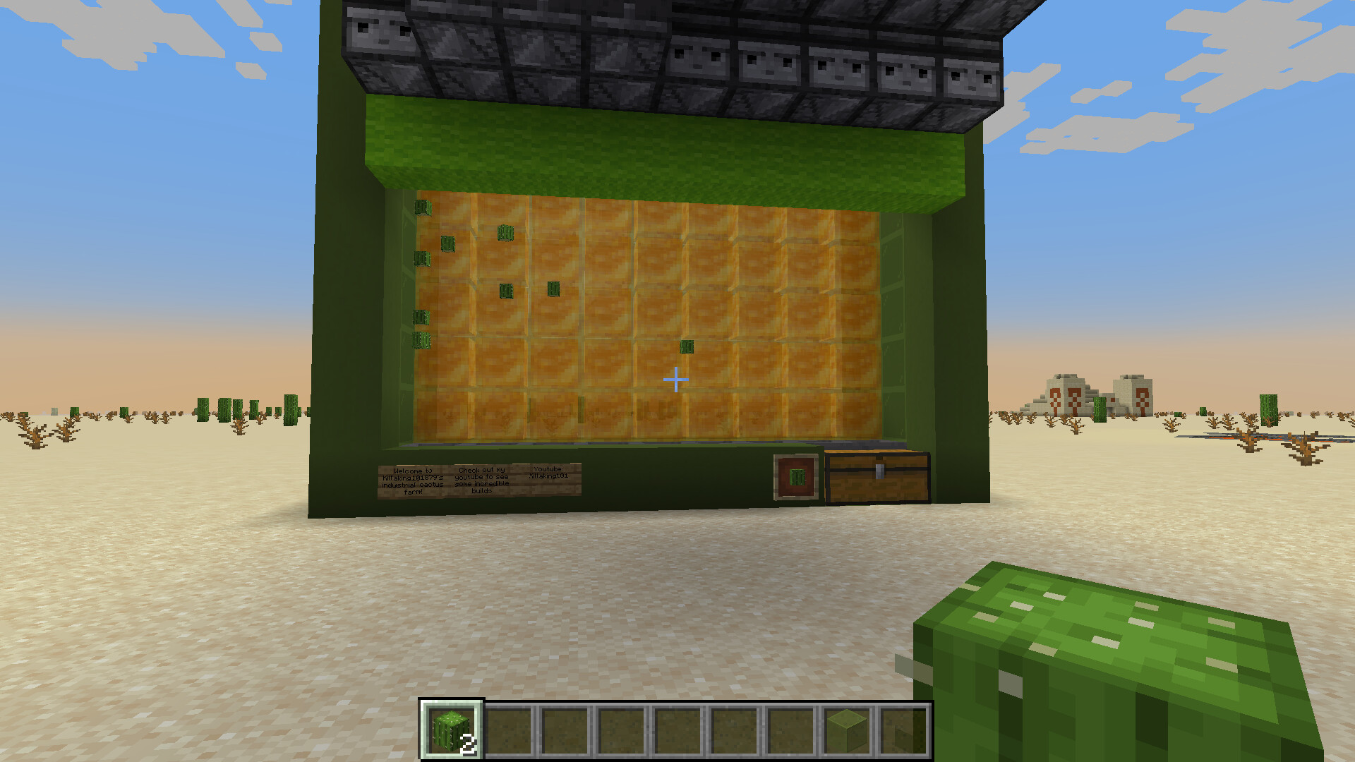 Killaking101879's Industrial Cactus Farm Minecraft Map