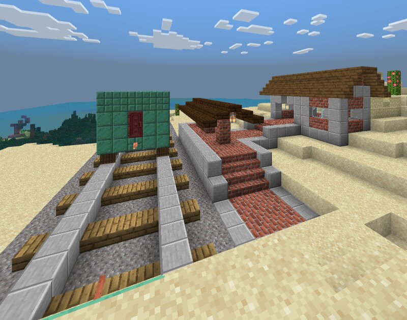 Old train station (bedrock) Minecraft Map