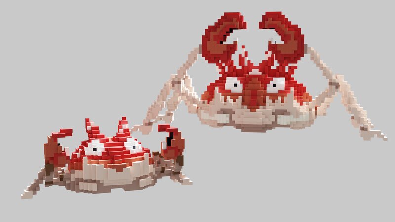 Krabby + Kingler - downloadable Minecraft Map