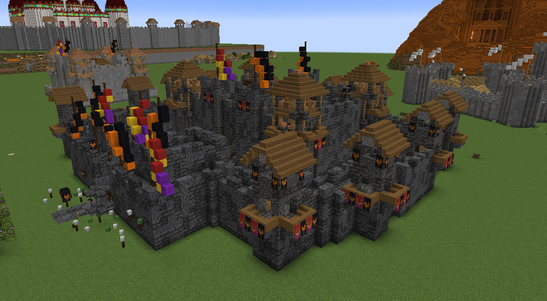 Black Castle schematic Download! Minecraft Map