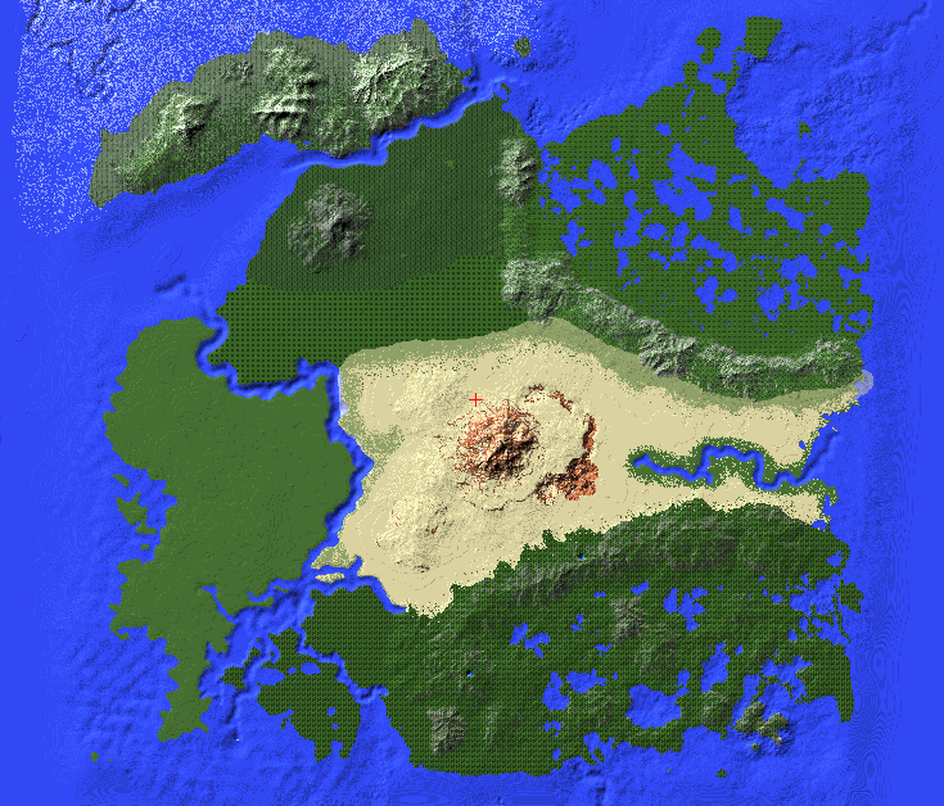 MINECRAFT MAP 3000x3000 (World Painter) Minecraft Map