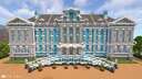 Blue Rococo Palace & Garden Minecraft Map