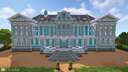 Blue Rococo Palace & Garden Minecraft Map