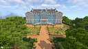 Blue Rococo Palace & Garden Minecraft Map