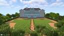 Blue Rococo Palace & Garden Minecraft Map