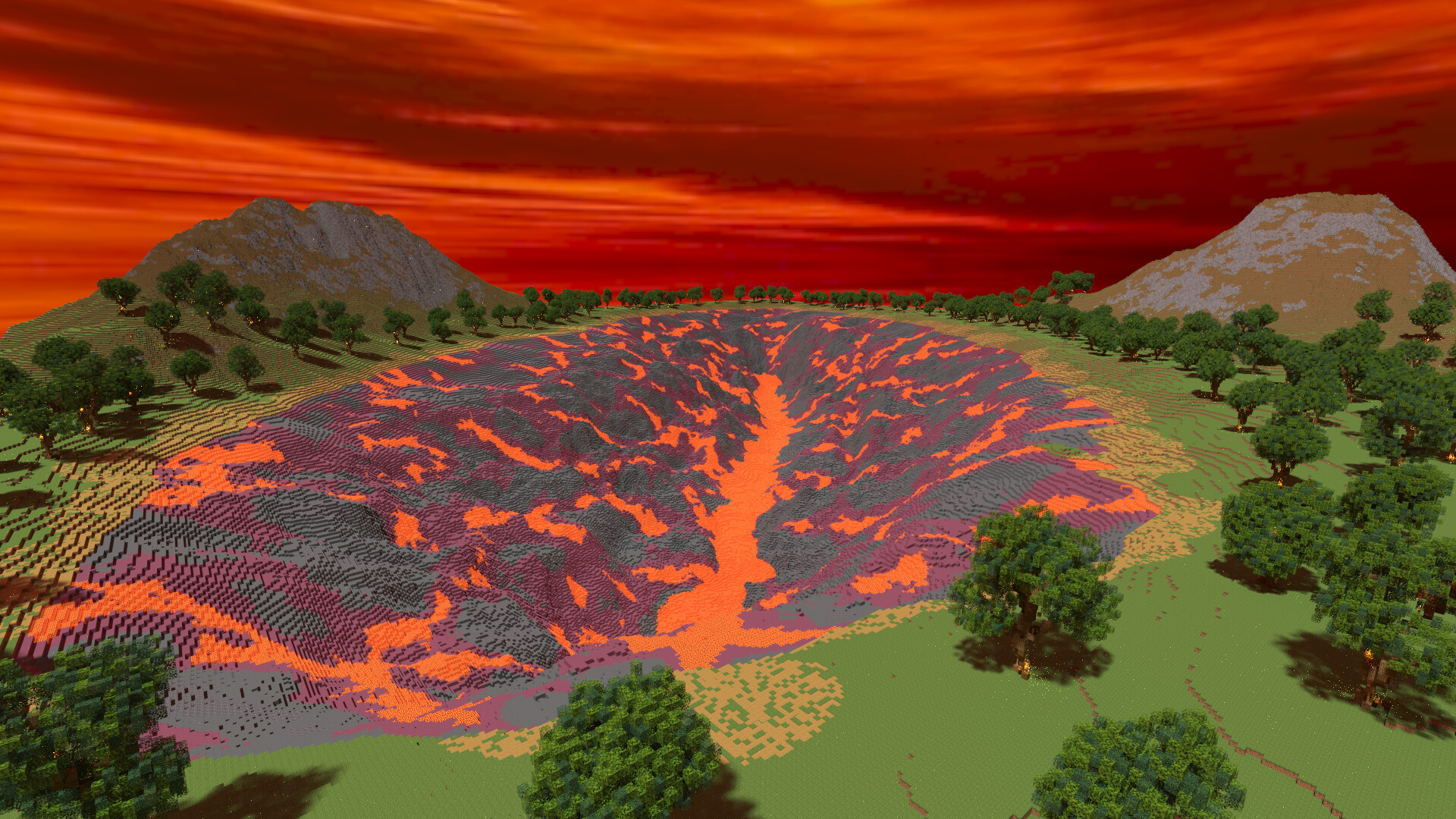 1000x1000 | Custom Map | The Infernal Rift [Free download] Minecraft Map