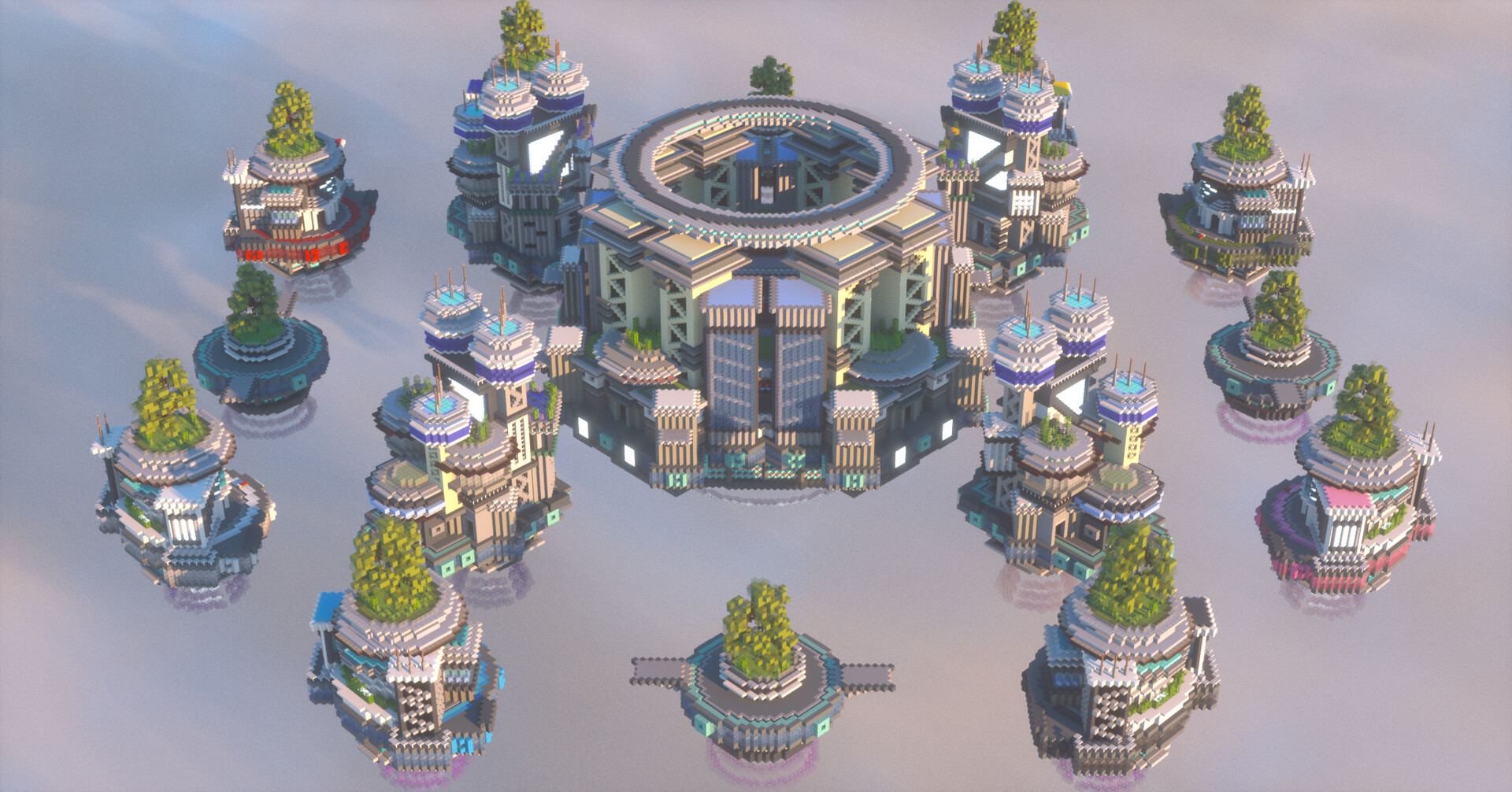 BedWars Sci-Fi map Minecraft Map