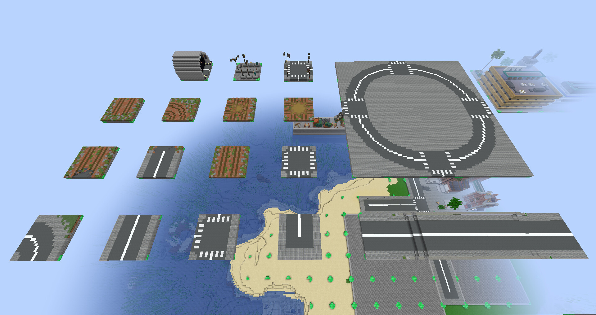 Tropico 5 & 6 Infrastructure Minecraft Map