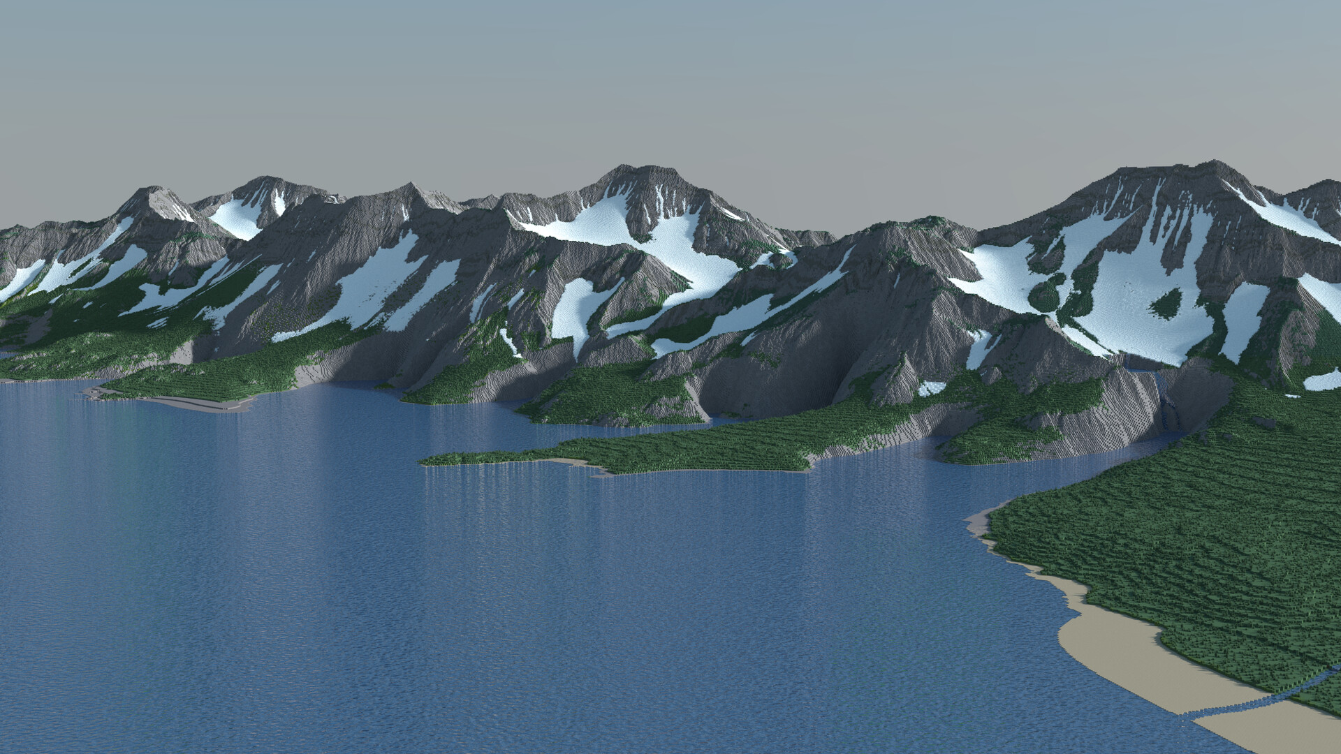 Siluria [20k x 10k] Minecraft Map